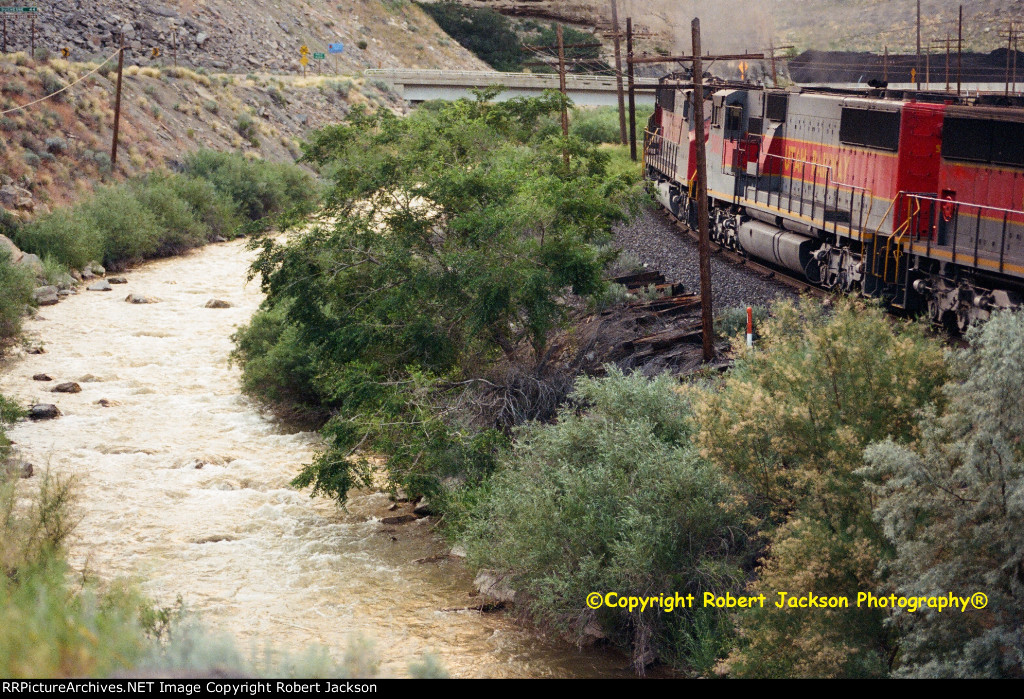 Sequence shot #3--UTAH coal train in 2005